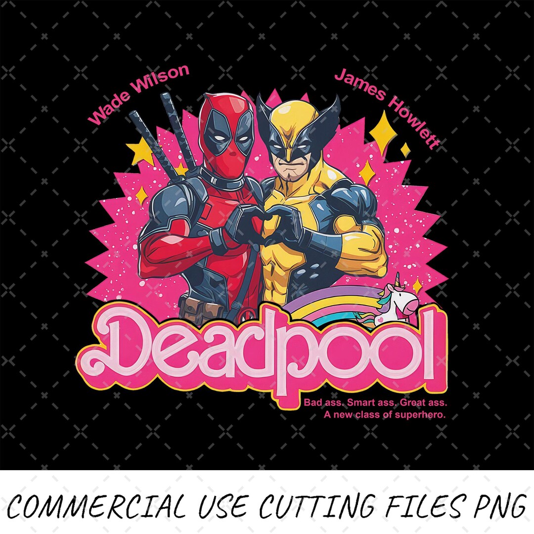 Superhero Deadpool Wolverine Besties Marvel Png, Deadpool 3 Png, Best ...