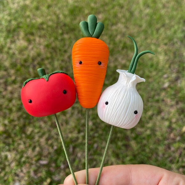 Vegetable Stakes - Etsy