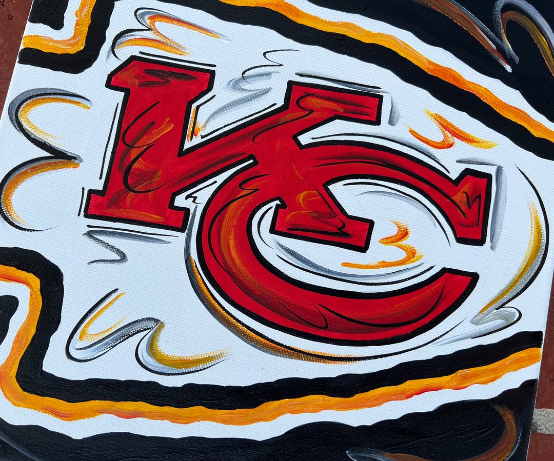 Artists Interpretation of Kansas City Chiefs Abstract - Etsy