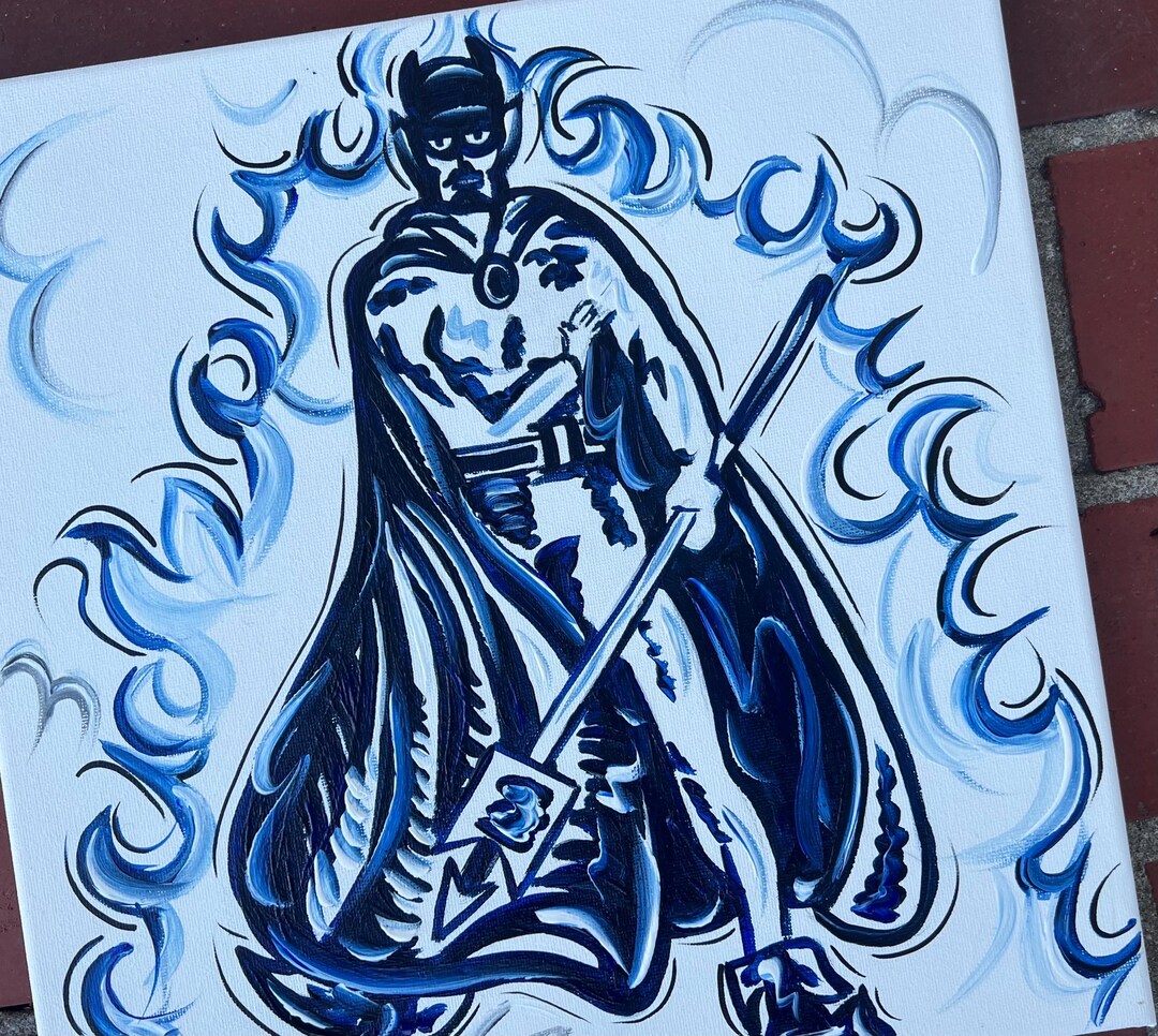 Artist’s Interpretation of Duke Blue Devils as an Abstract Painting Art ...