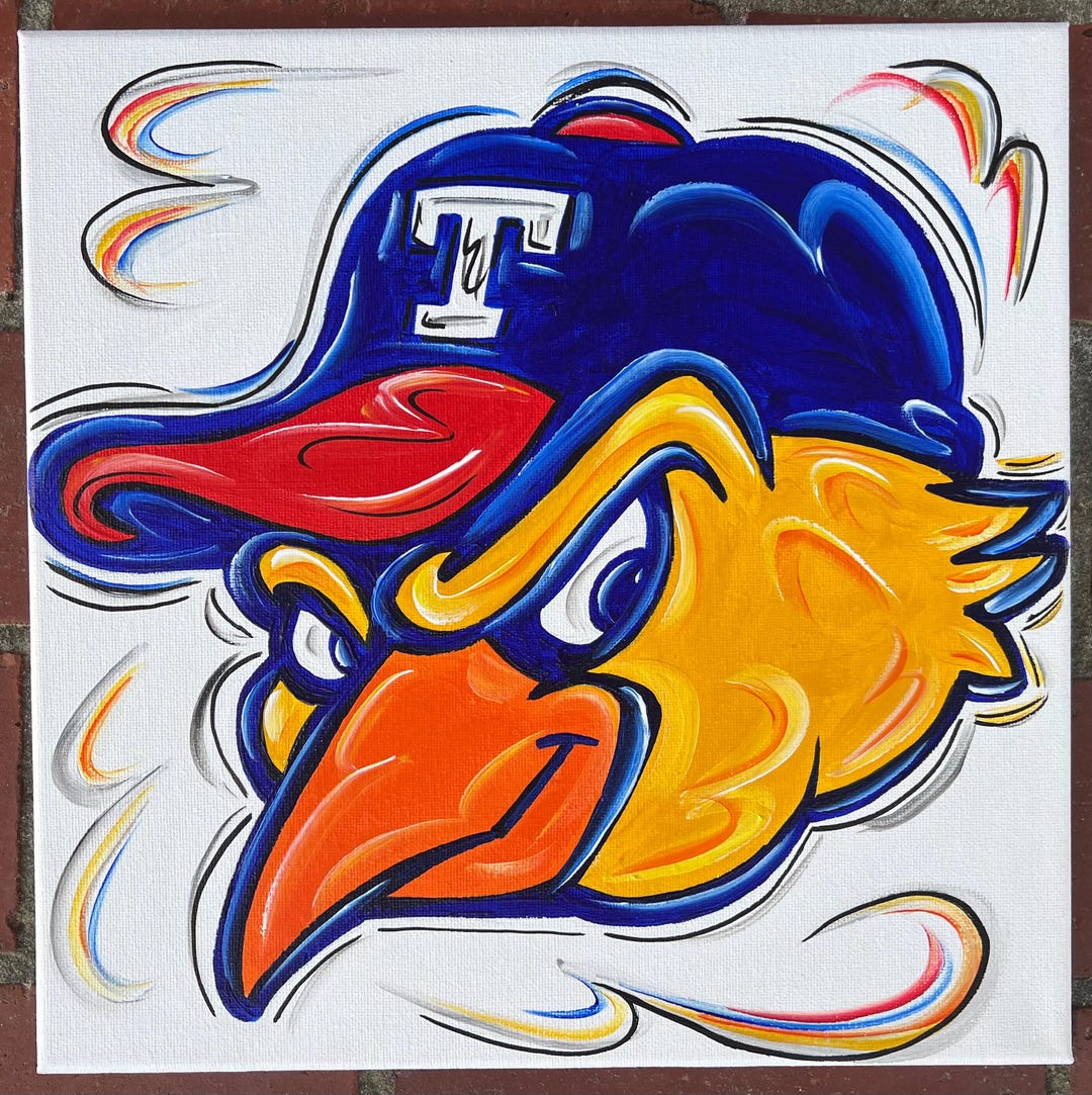 Artist’s Interpretation of Toledo Mud Hens of Detroit Tigers Abstract ...