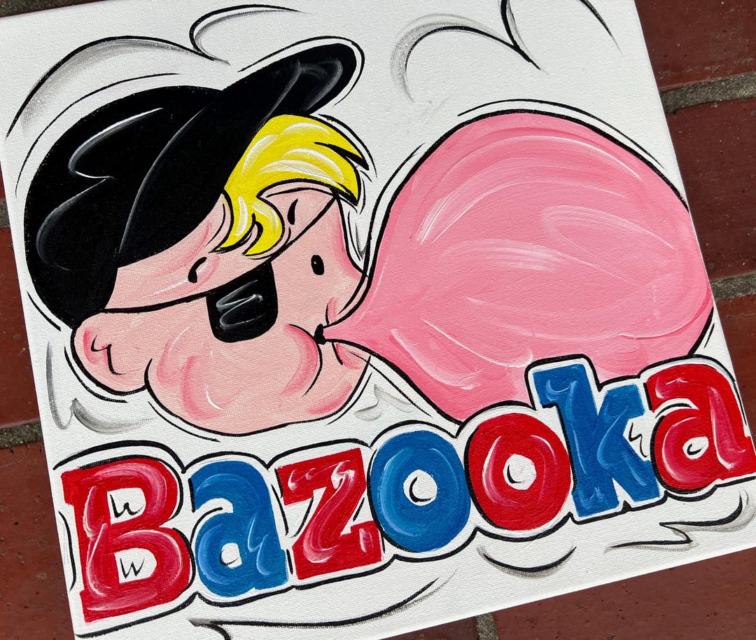 Artist’s Interpretation of a Bazooka Bubblegum. Baseball’s Kids ...