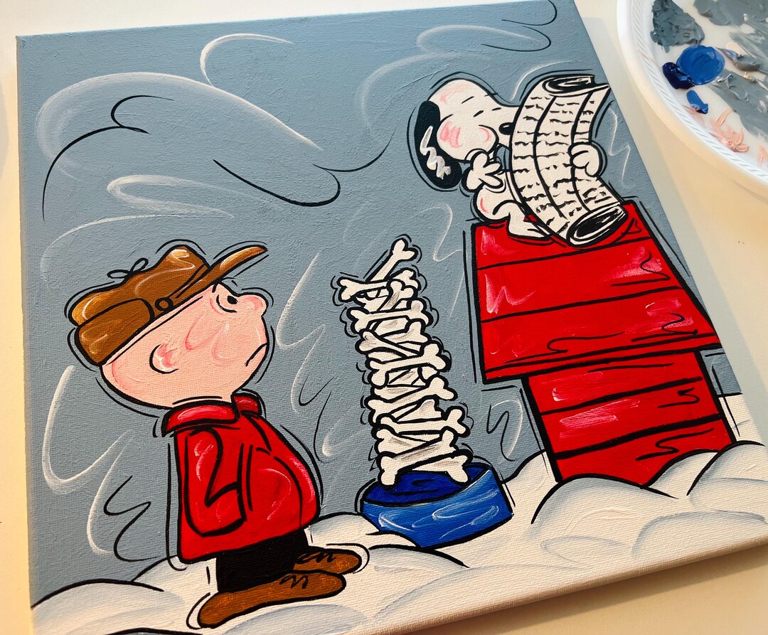Artist’s Interpretation of Peanuts Snoopy Woodstock Hugging as an ...