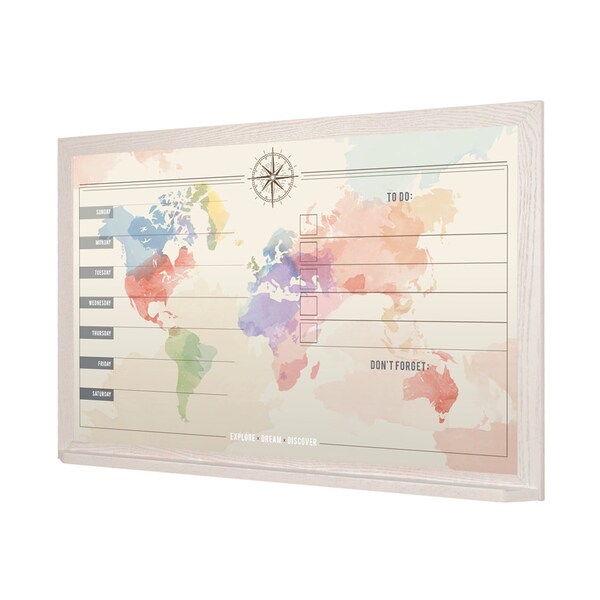 World Map Whiteboard - Etsy