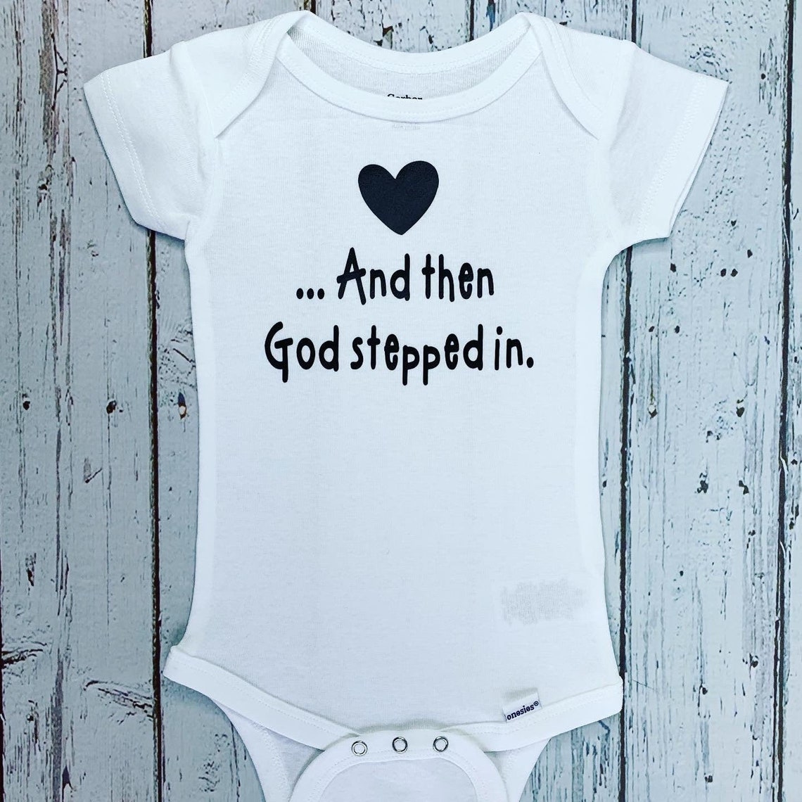 And Then God Stepped in Pregnancy Announcement and Baby | Etsy