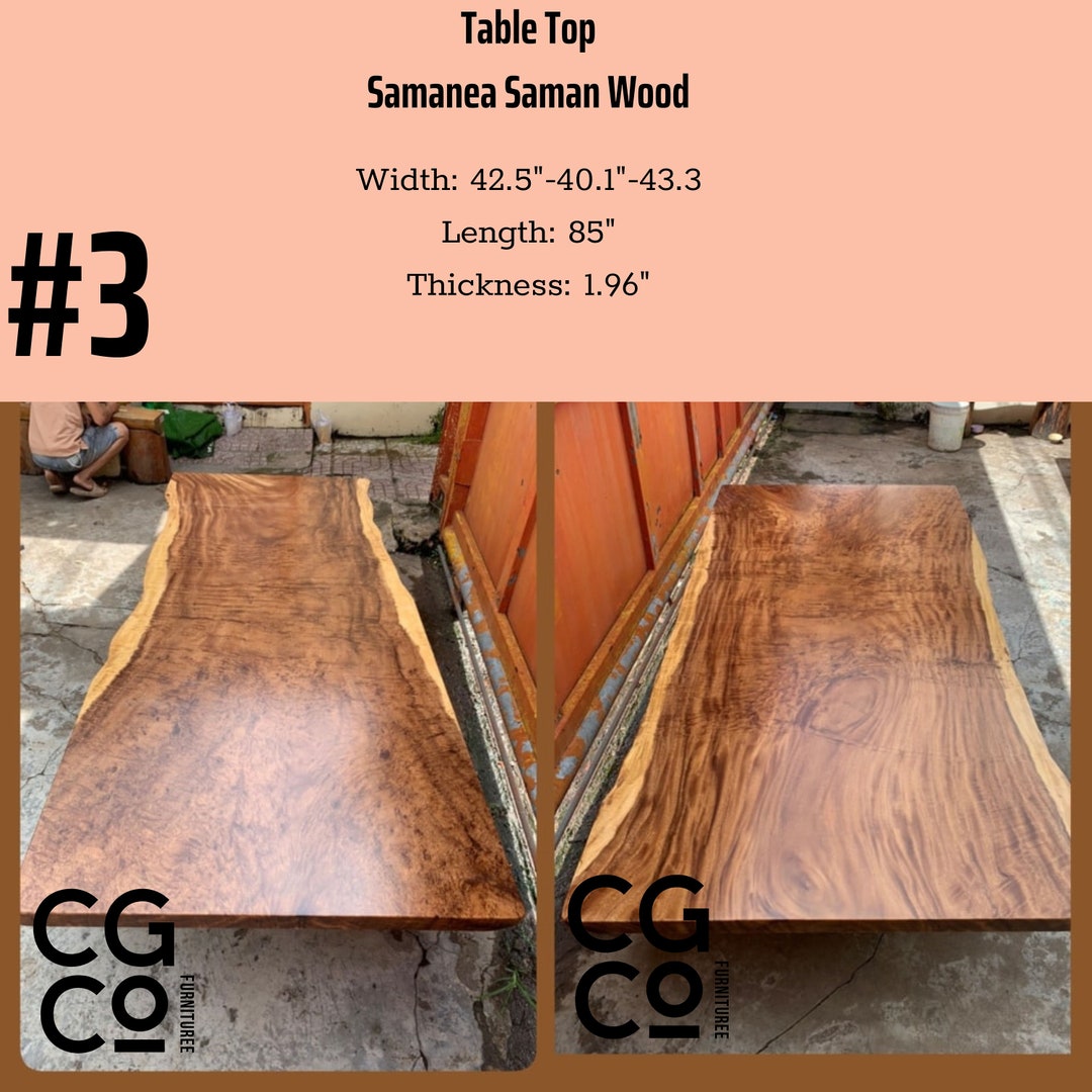 Wood Table Top length 85 FREE TABLE LEGS Wood Table - Etsy