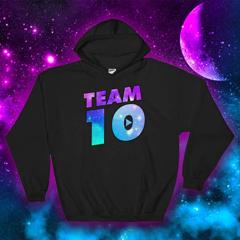 Team 10 Hoodie, Jake Paul Merch for Kids Men Women and Youth, Team 10 ...