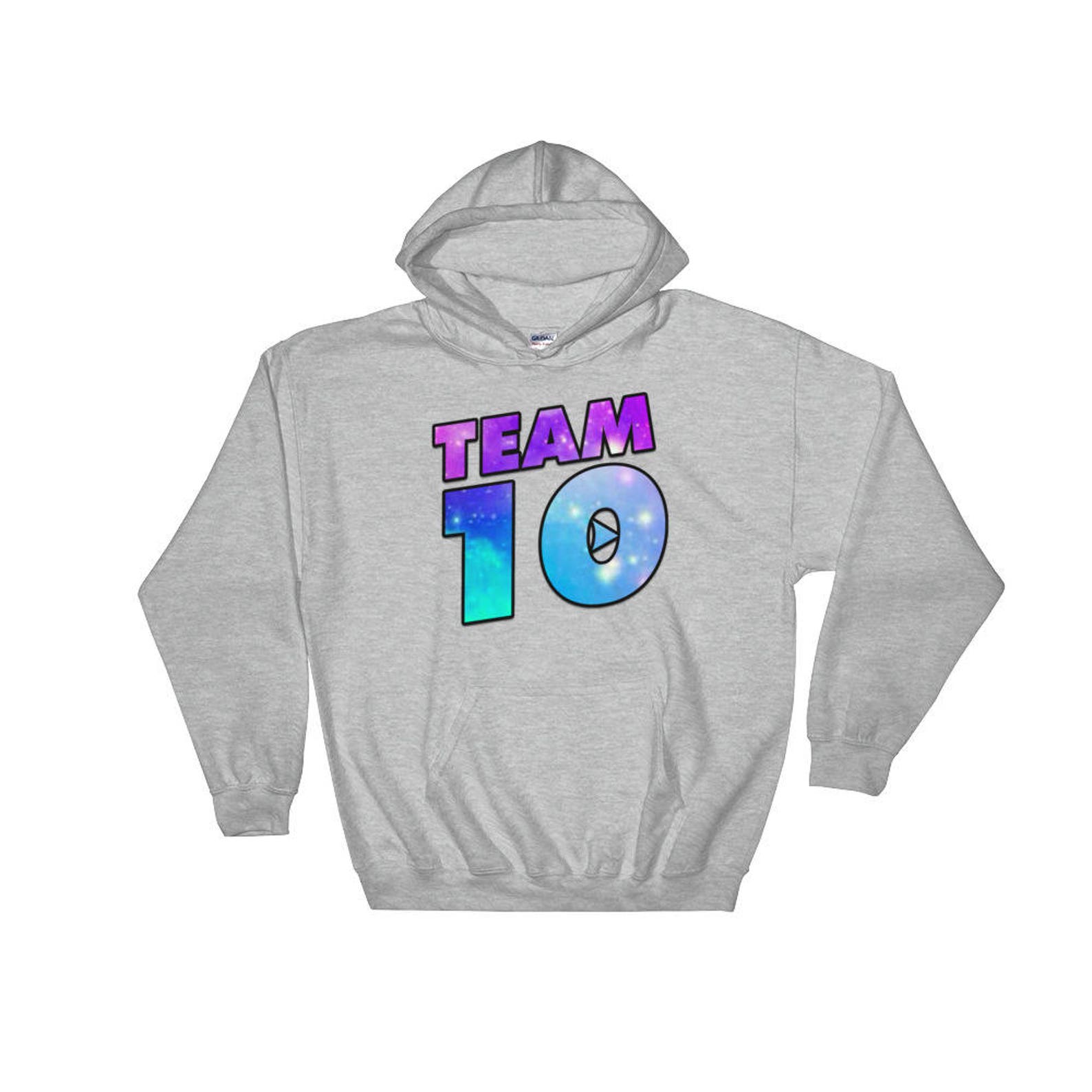 Team 10 Hoodie, Jake Paul Merch for Kids Men Women and Youth, Team 10 ...