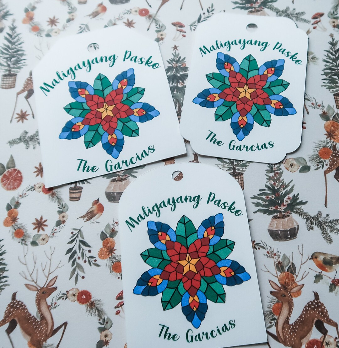 Custom Parol Gift Tags Filipino Parol Filipino Christmas - Etsy