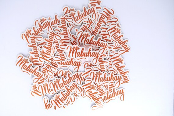 Mabuhay Filipino Vinyl Sticker | Etsy