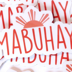 Tagalog Filipino Culture Waterproof Vinyl Sticker ...