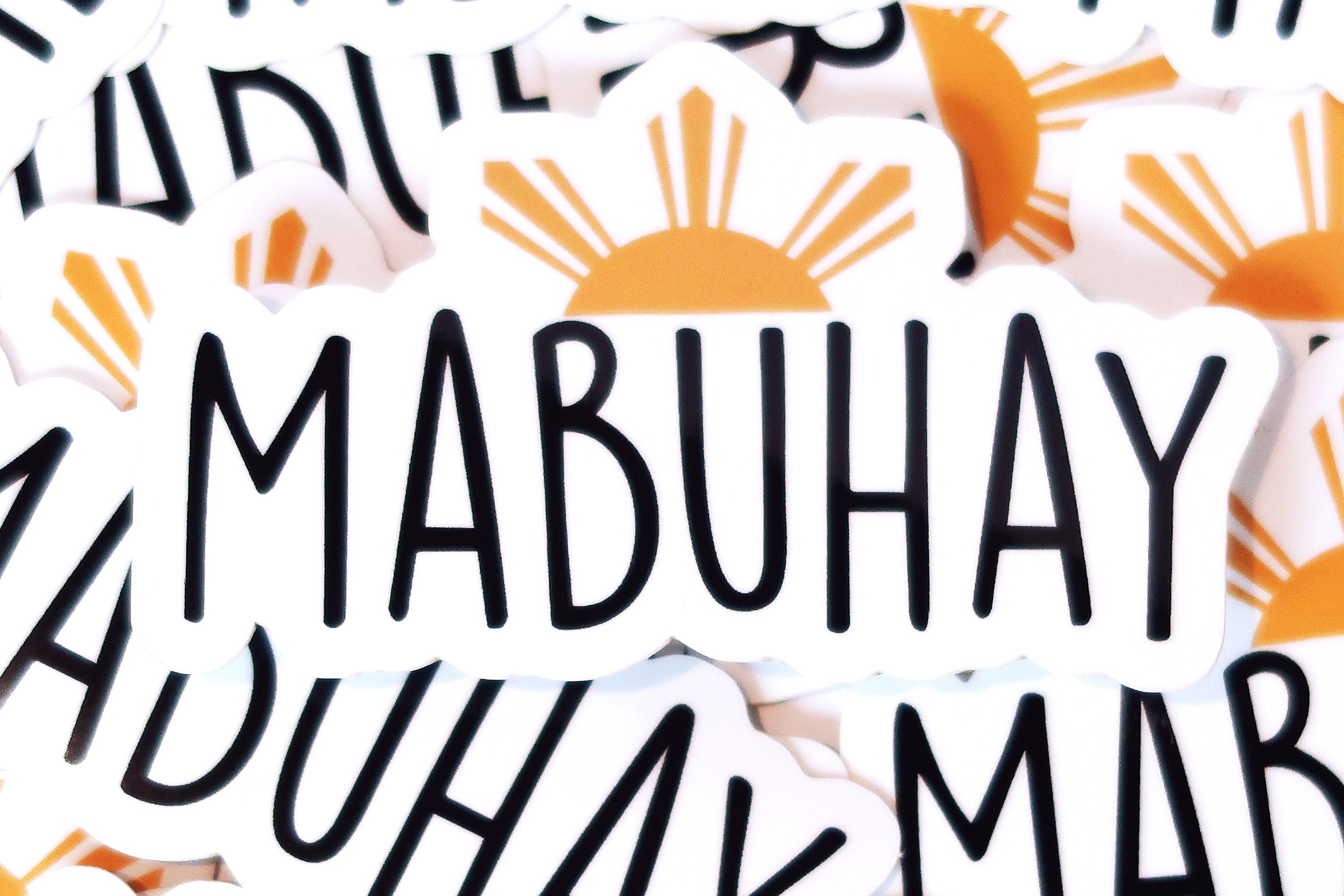 Tagalog Filipino Culture Waterproof Vinyl Sticker - Etsy Canada