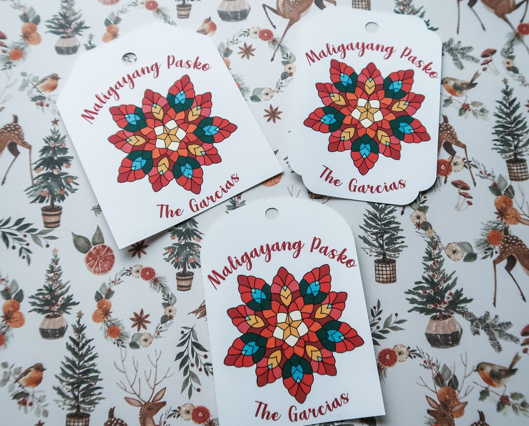 Custom Parol Gift Tags Filipino Parol Filipino Christmas - Etsy