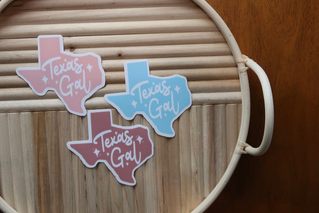 Texas Gal Sticker Notebook Sticker, Laptop Sticker, Water Bottle ...