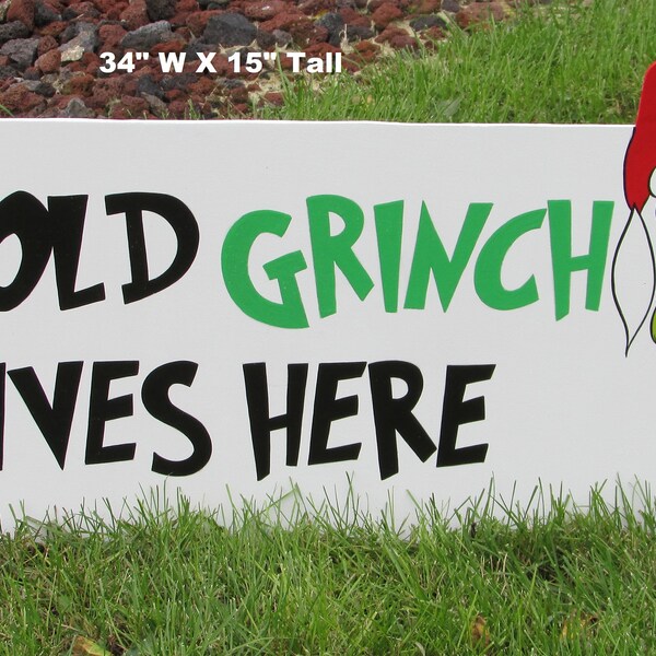 Grinch Standee - Etsy