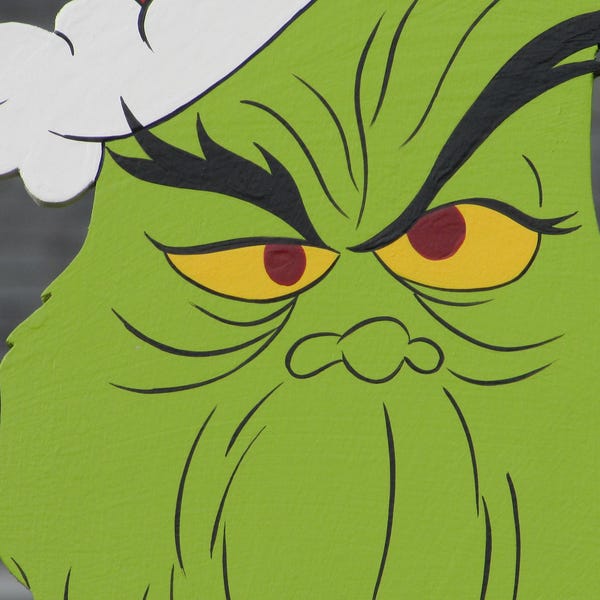 Grinch Peeker - Etsy