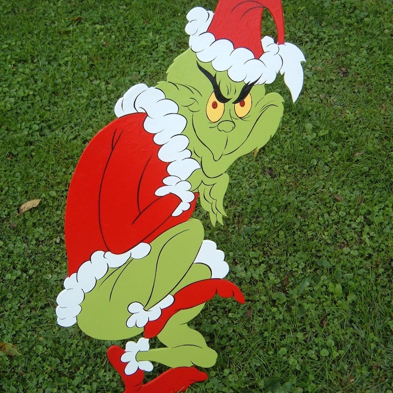 Grinch Yard Art - Etsy
