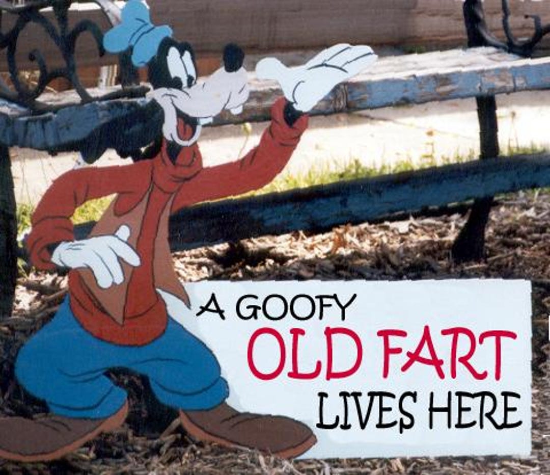 GOOFY LAWN SIGN - Etsy
