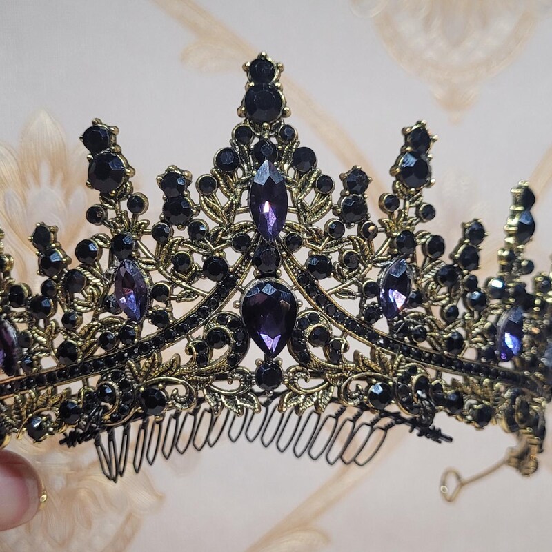 Black Tiara - Etsy