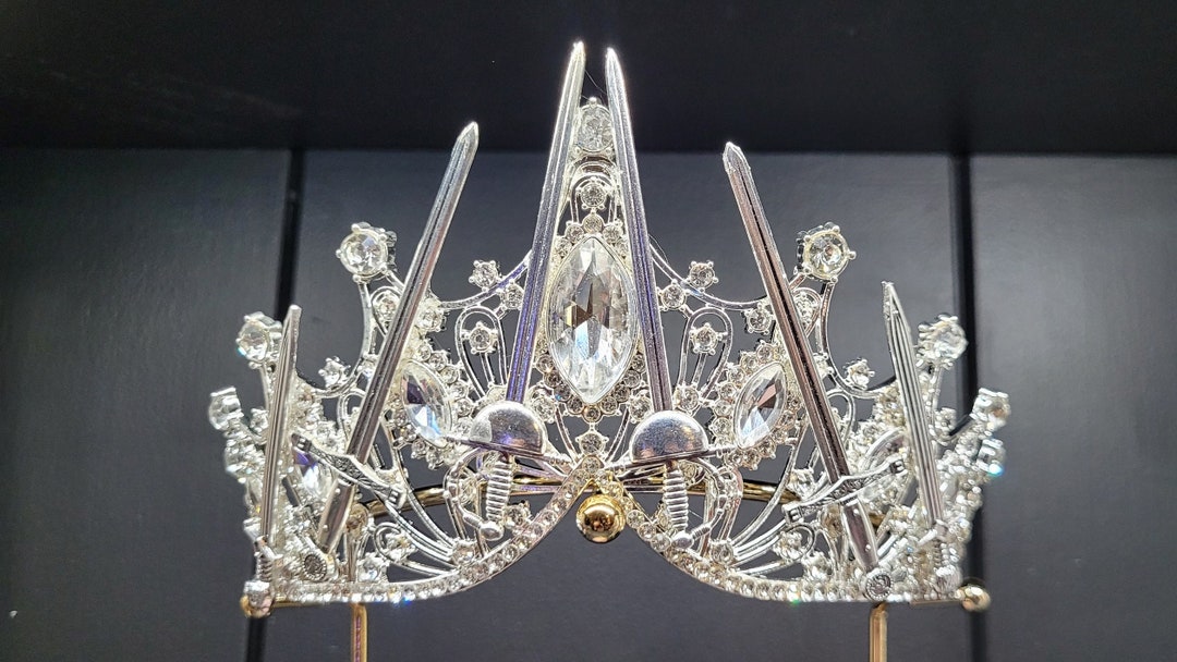 Sword Warrior Queen Silver Tiara - Etsy