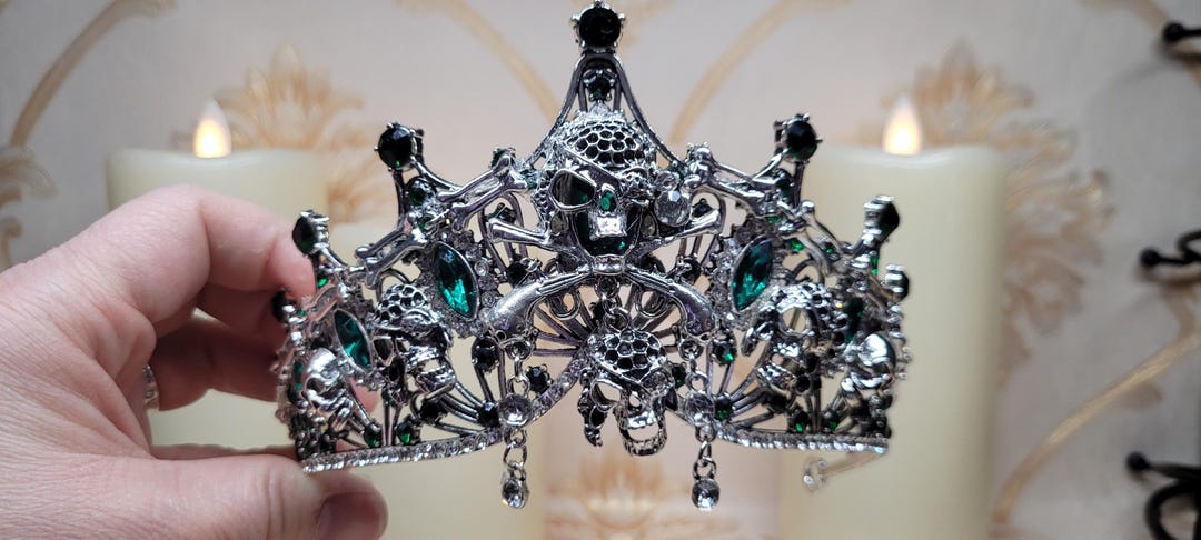 Pirate Queen Tiara Red Black Gold - Etsy