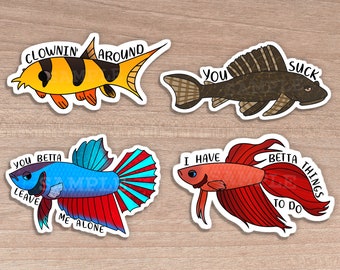 Aquarium Stickers - Etsy