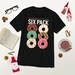 Donut Six Pack Shirt, Flavored Donut Abs Shirt - Etsy
