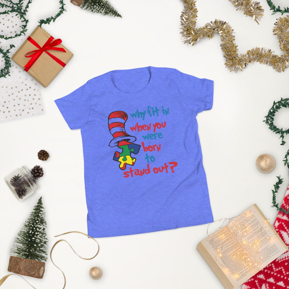 Autism Shirt, Cat in the Hat - Etsy