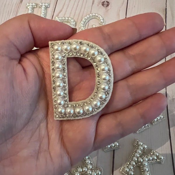 Rhinestone Sticker Letter - Etsy