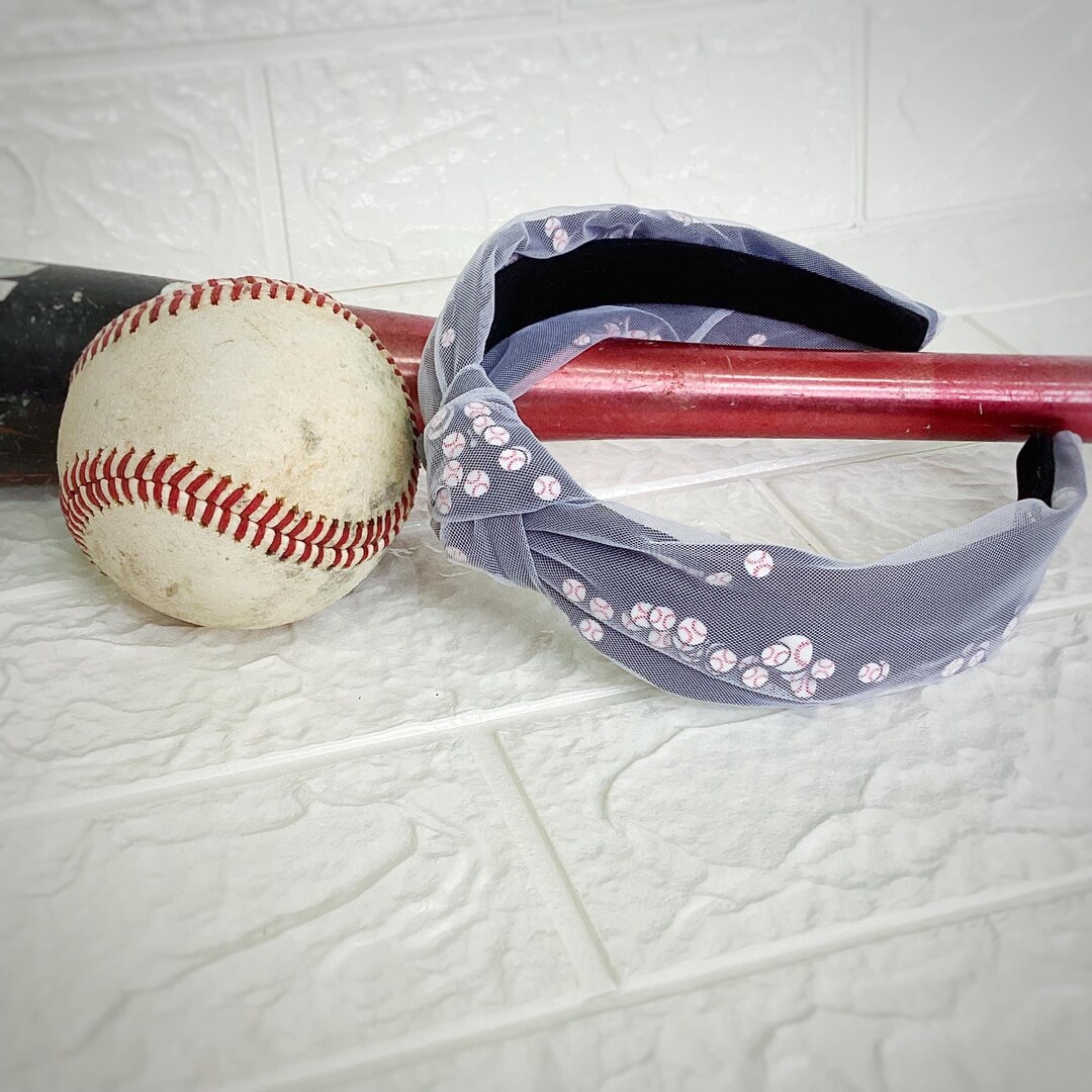 Baseball Headband, Baseball Hair Accessories, Sports Headband, Baseball ...