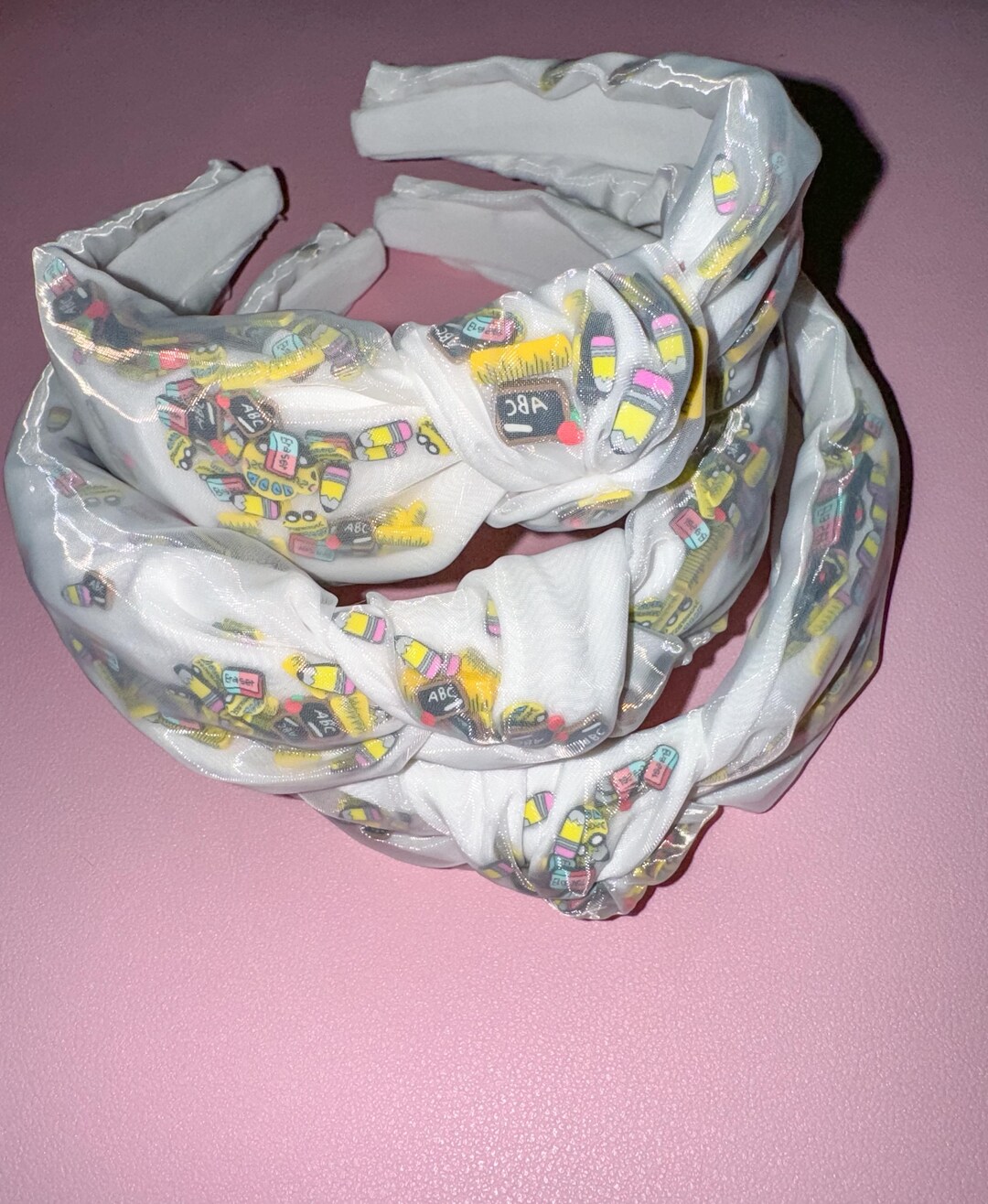 Back to School Headband,teacher Hair Accessories,school Shaker Headband ...