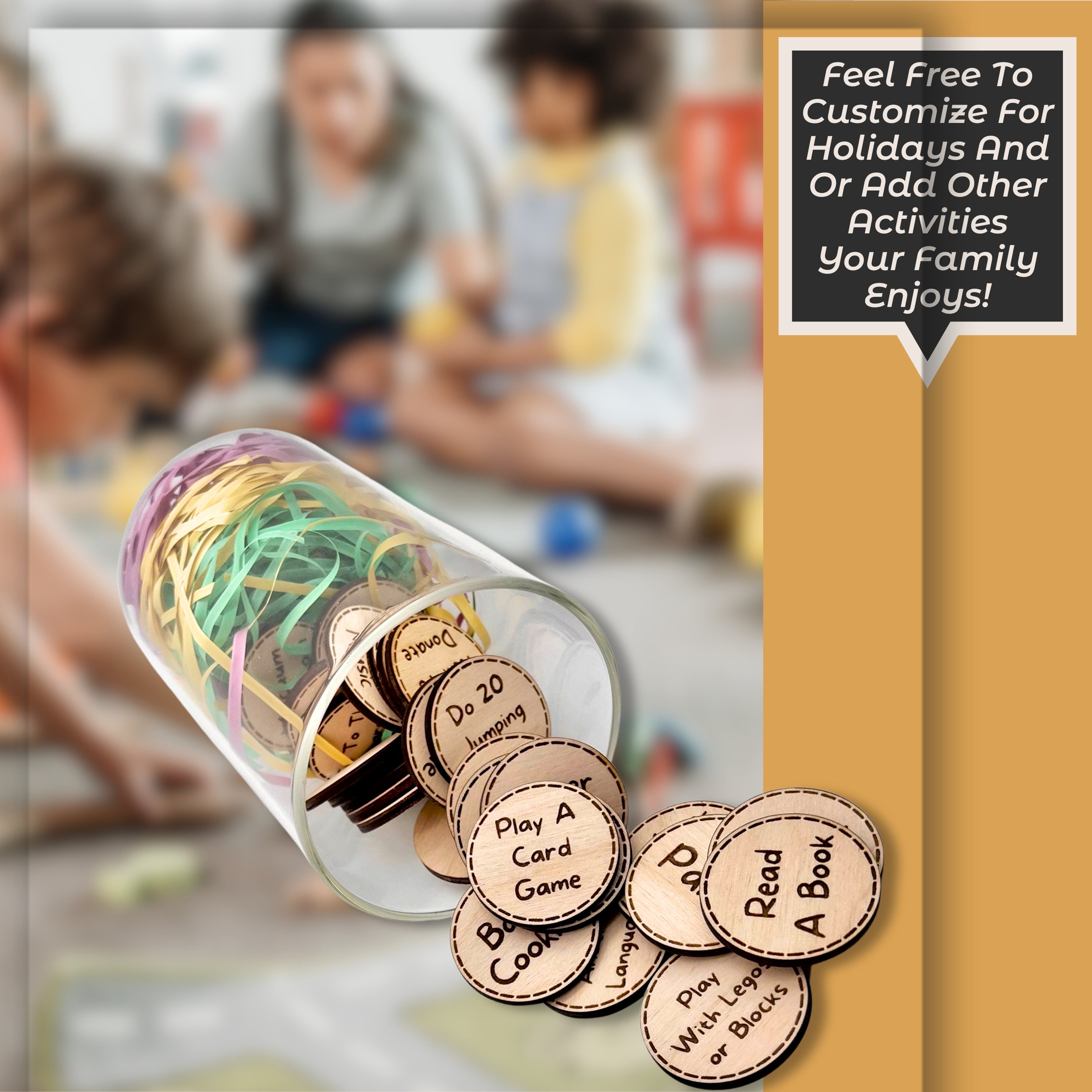 Kids Activities Bundle | I'm Bored Jar SVG | Fun Glowforge Projects ...