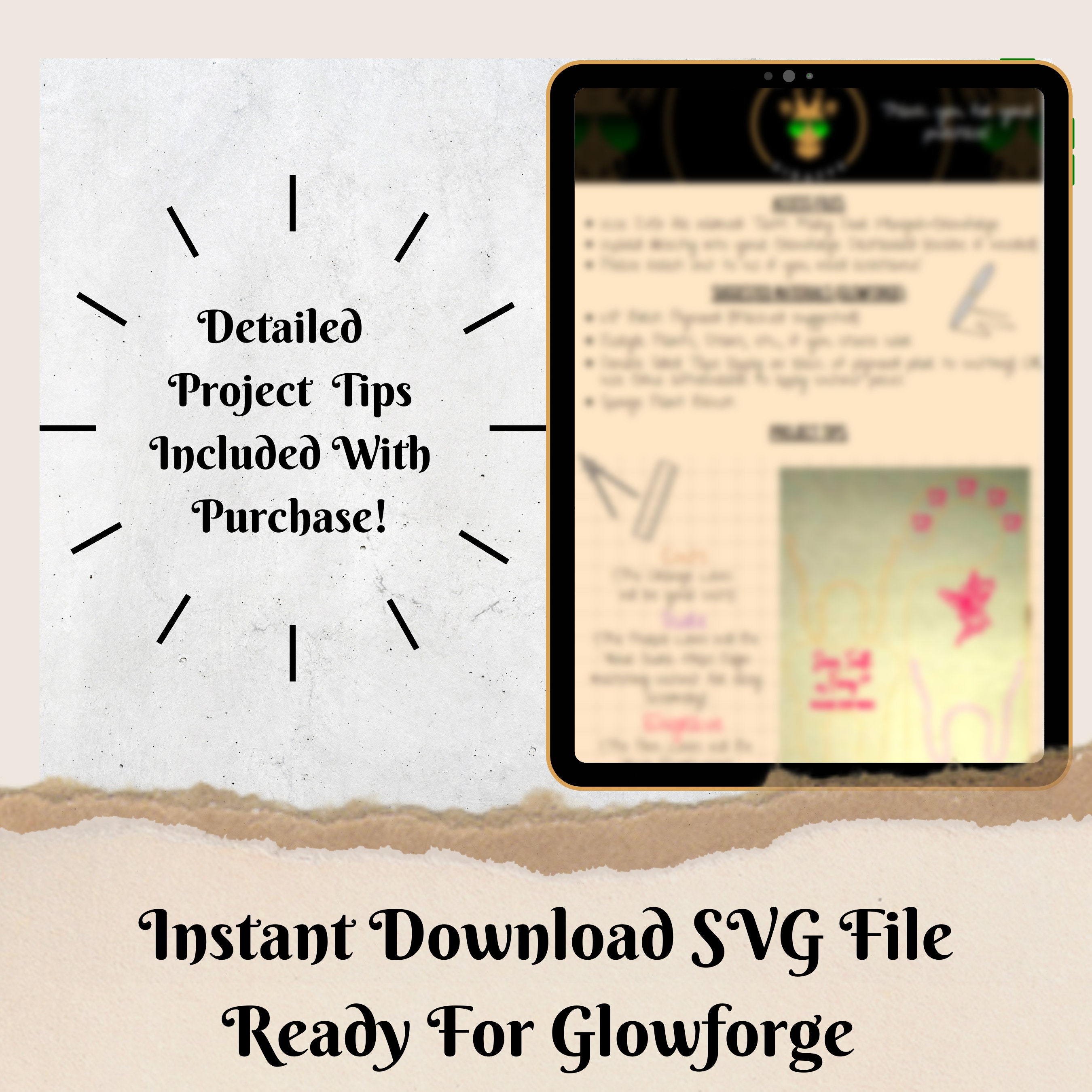 Tooth Fairy Door Hanger SVG Kids Door Hanger File Glowforge Projects ...