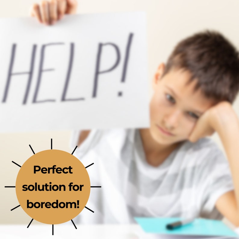 Kids Activities Bundle I'm Bored Jar SVG Fun Glowforge Projects Laser ...