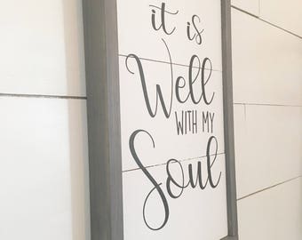 It is well sign | Etsy