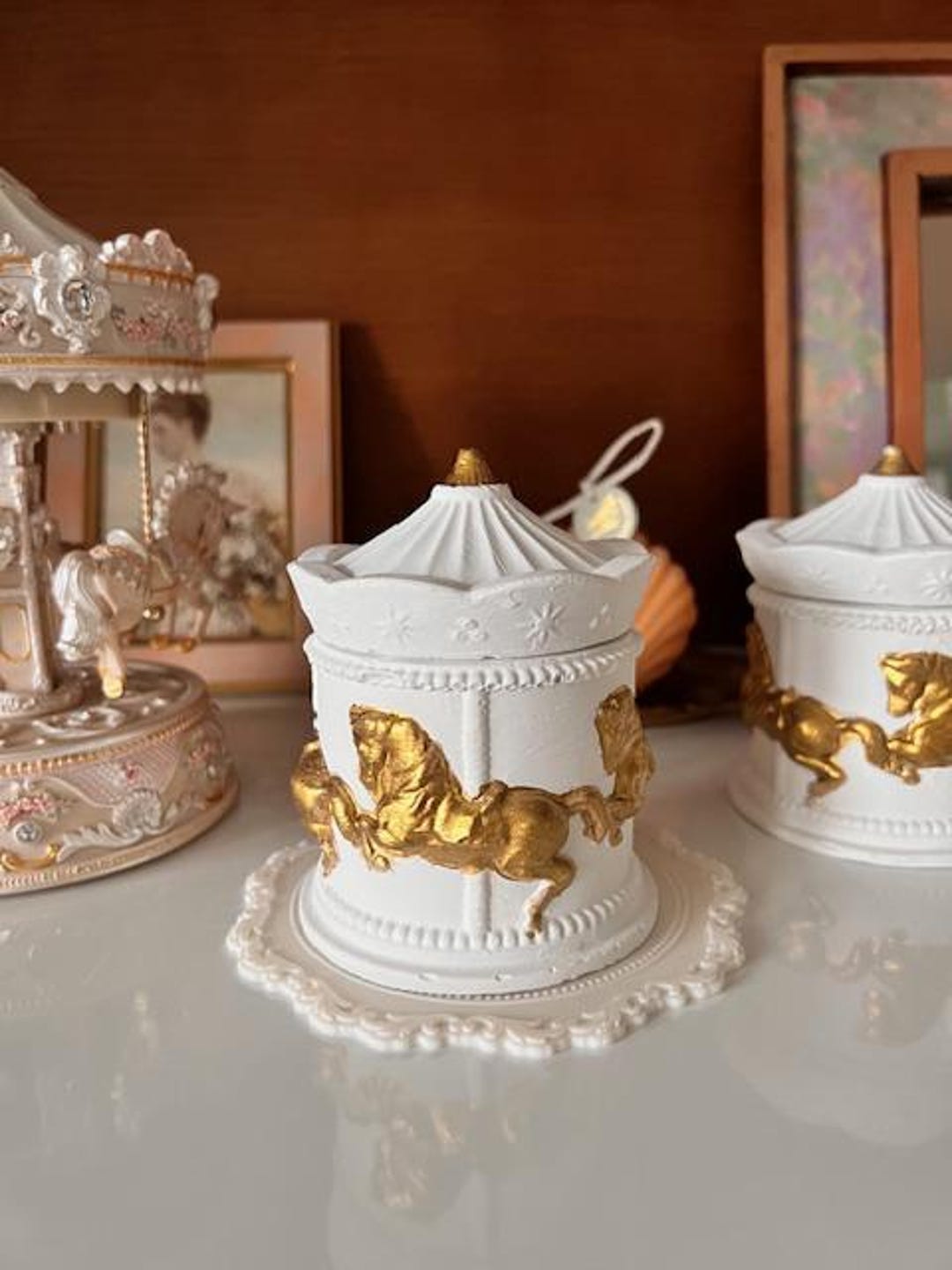 Merry-go-round Container Candle / Carousel Soy Candle - Etsy