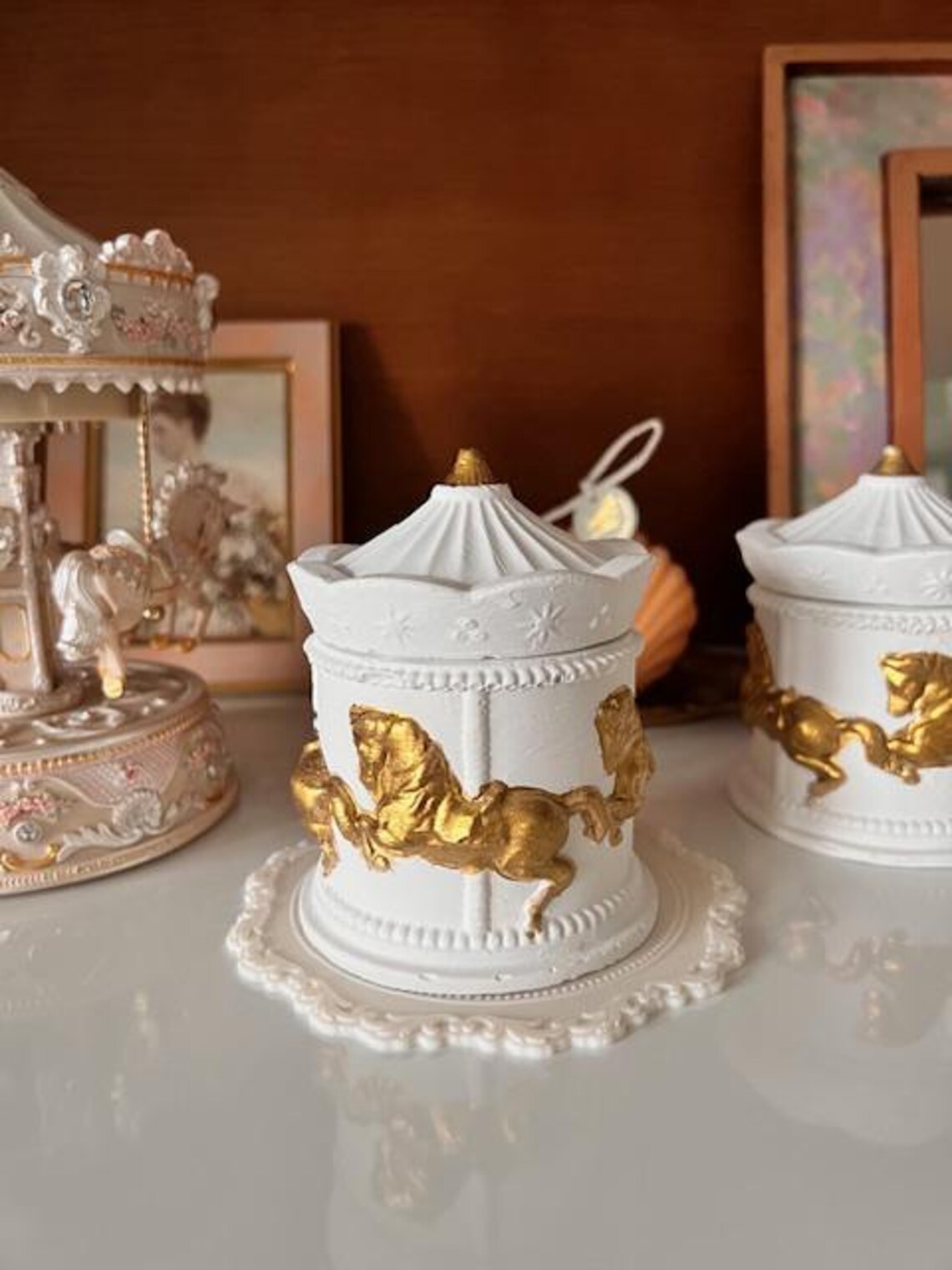 Merry-go-round Container Candle / Carousel Soy Candle - Etsy