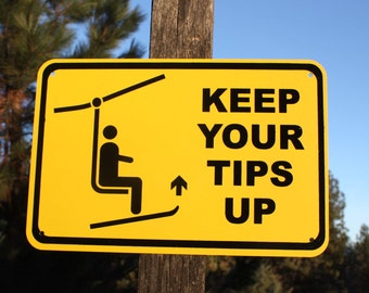 Tips up Sign - Etsy