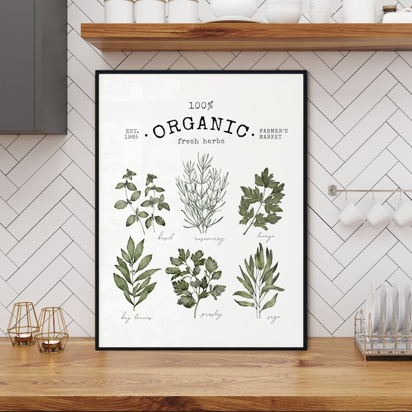 Herb Poster - Etsy
