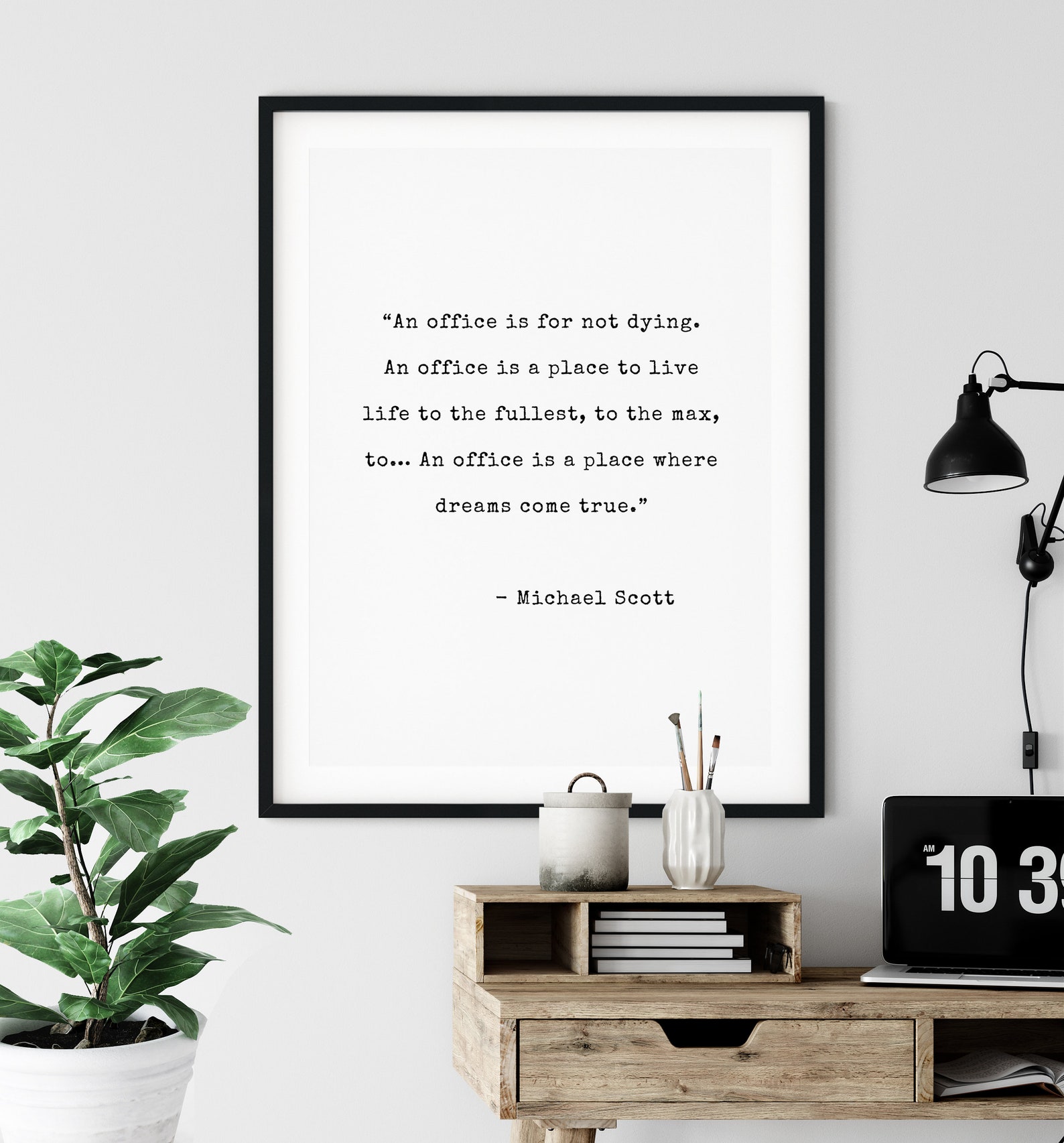 Michael Scott Quote the Office TV Show Printable Wall Art | Etsy