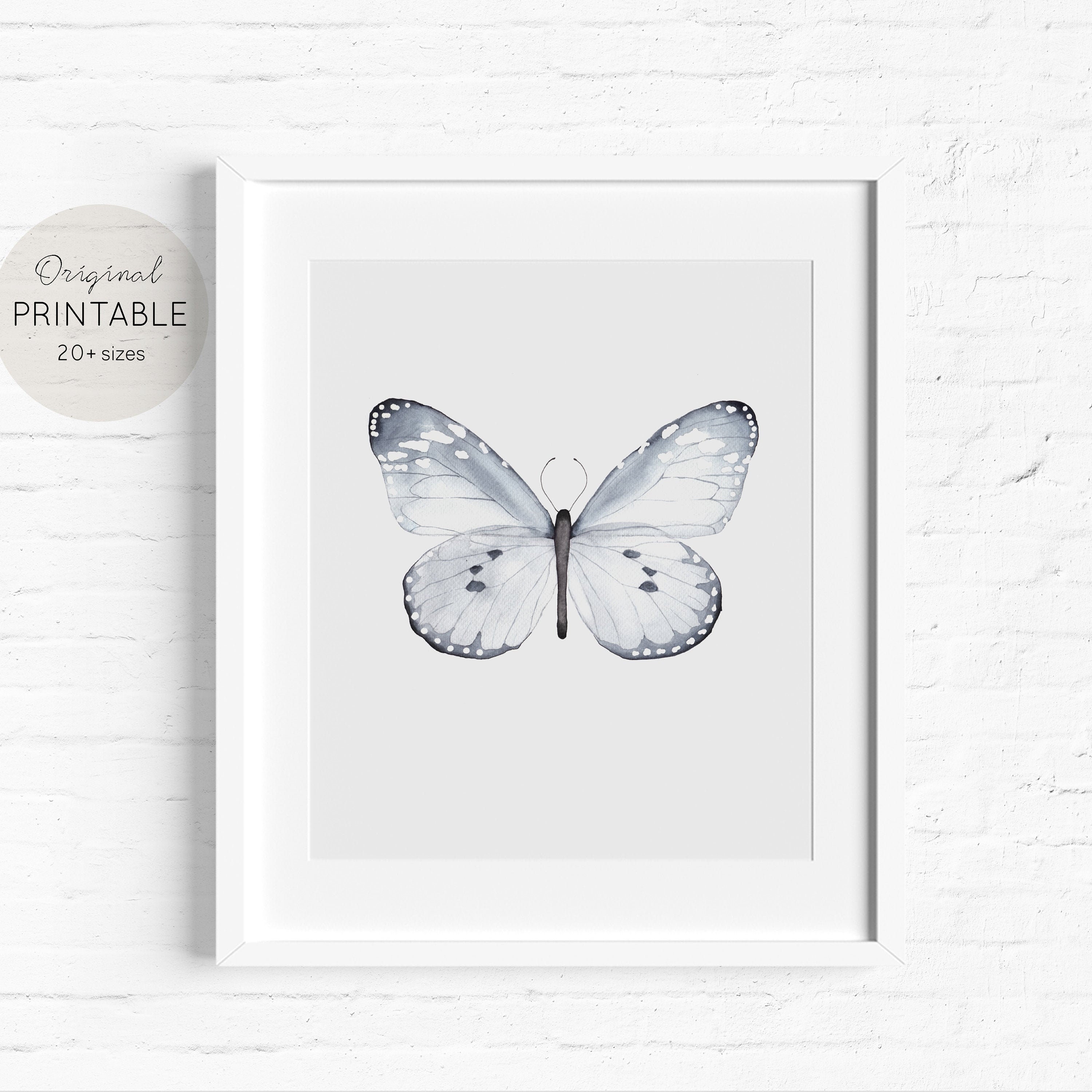 BUTTERFLY POSTER - Butterfly Print, Printable Wall Art, Digital ...