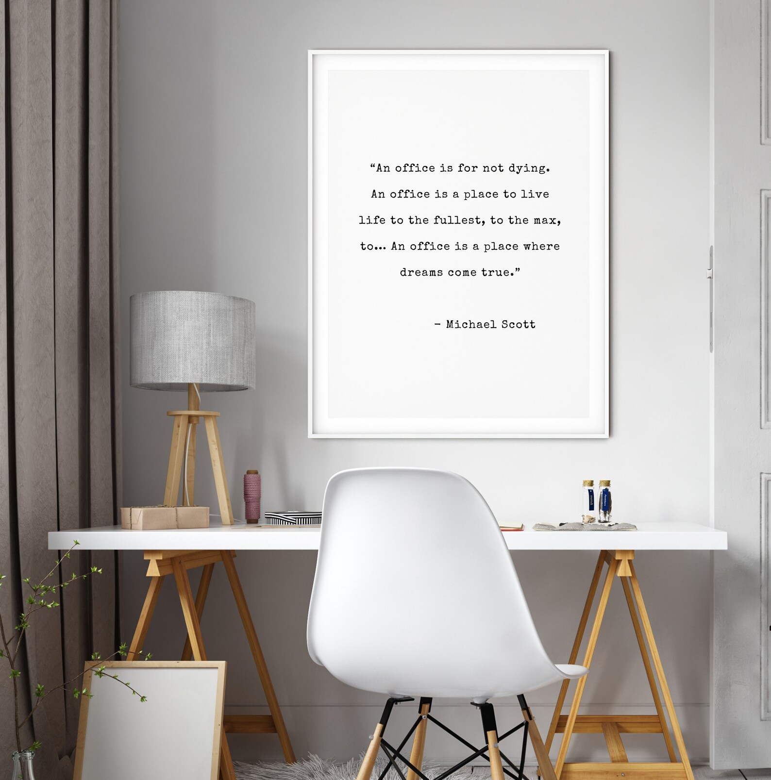 Michael Scott Quote the Office TV Show Printable Wall Art | Etsy