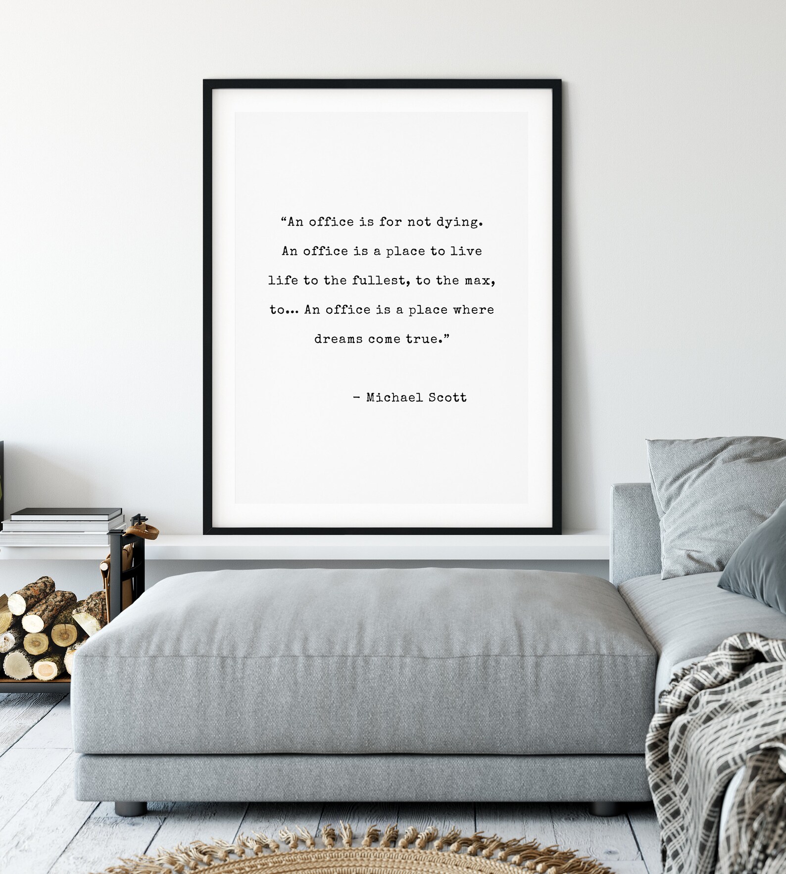 Michael Scott Quote the Office TV Show Printable Wall Art | Etsy