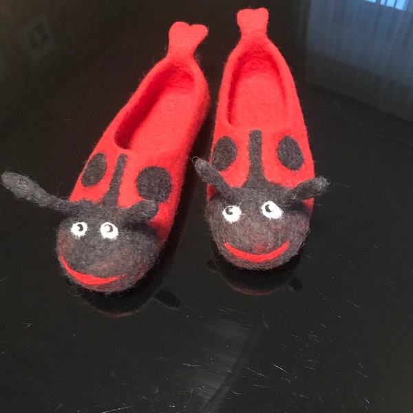 Ladybug Shoes - Etsy
