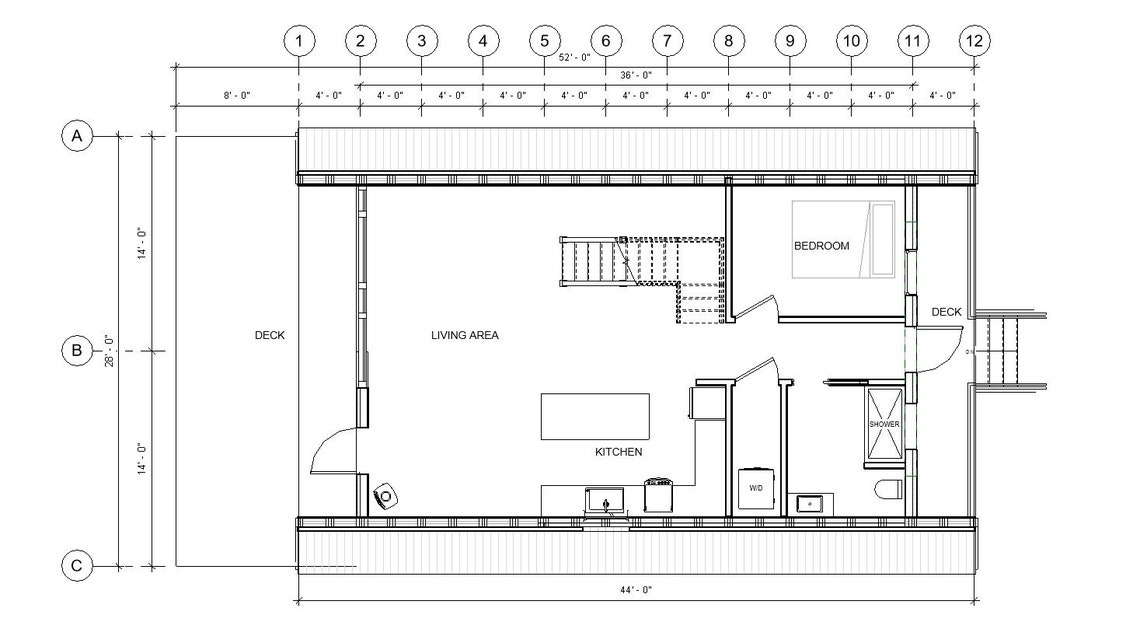 Custom Luxury A Frame 36' X 28' / Vacation Cabin / A-frame House Design ...