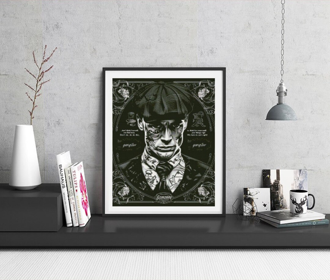 Jmp0669_gangster, Cross Stitch Pattern PDF, Full Coverage Hand ...