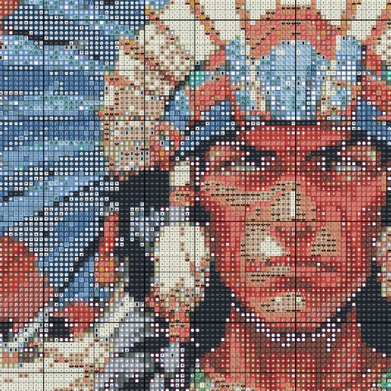 Jmp0571_aztec Warrior, Cross Stitch Pattern PDF, Full Coverage Hand ...