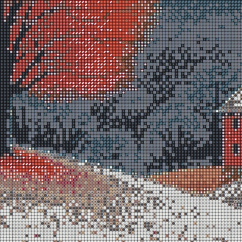 Jmp0442_maple Tree, Cross Stitch Pattern PDF, Full Coverage Hand ...