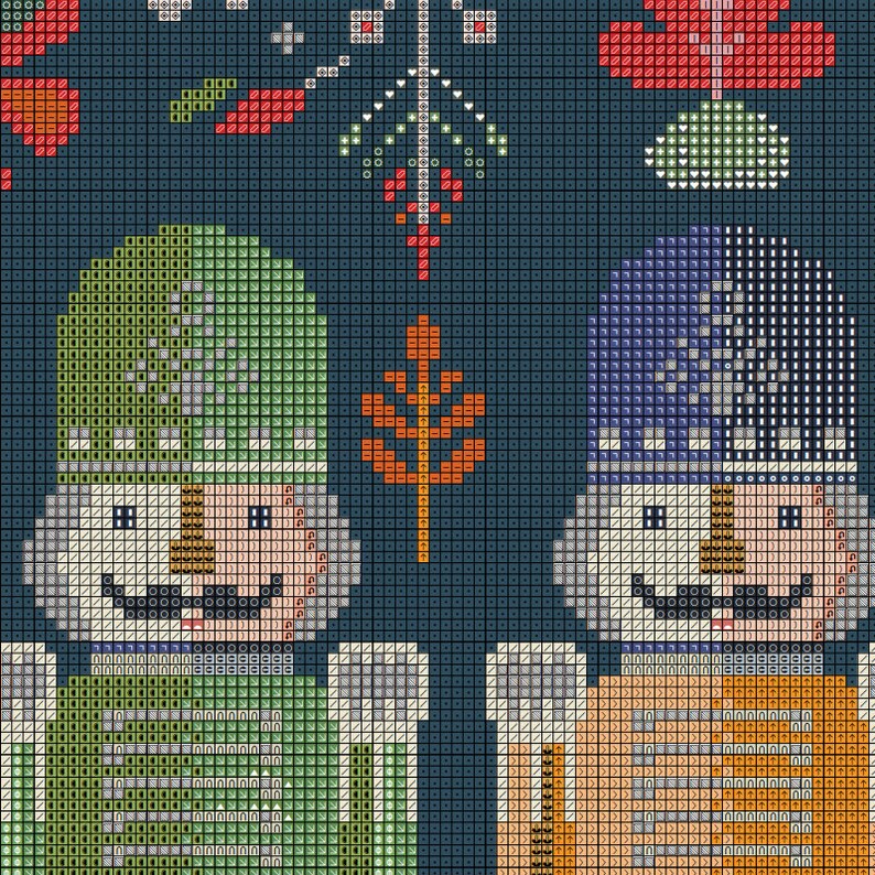 Jmp0402_nutcrackers, Cross Stitch Pattern PDF, Full Coverage Hand ...