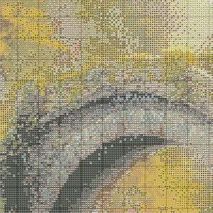 Stone Bridge Cross Stitch Pattern PDF Full Coverage Hand Embroidery ...